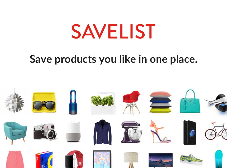 Savelist - Save what you want, buy what you save!